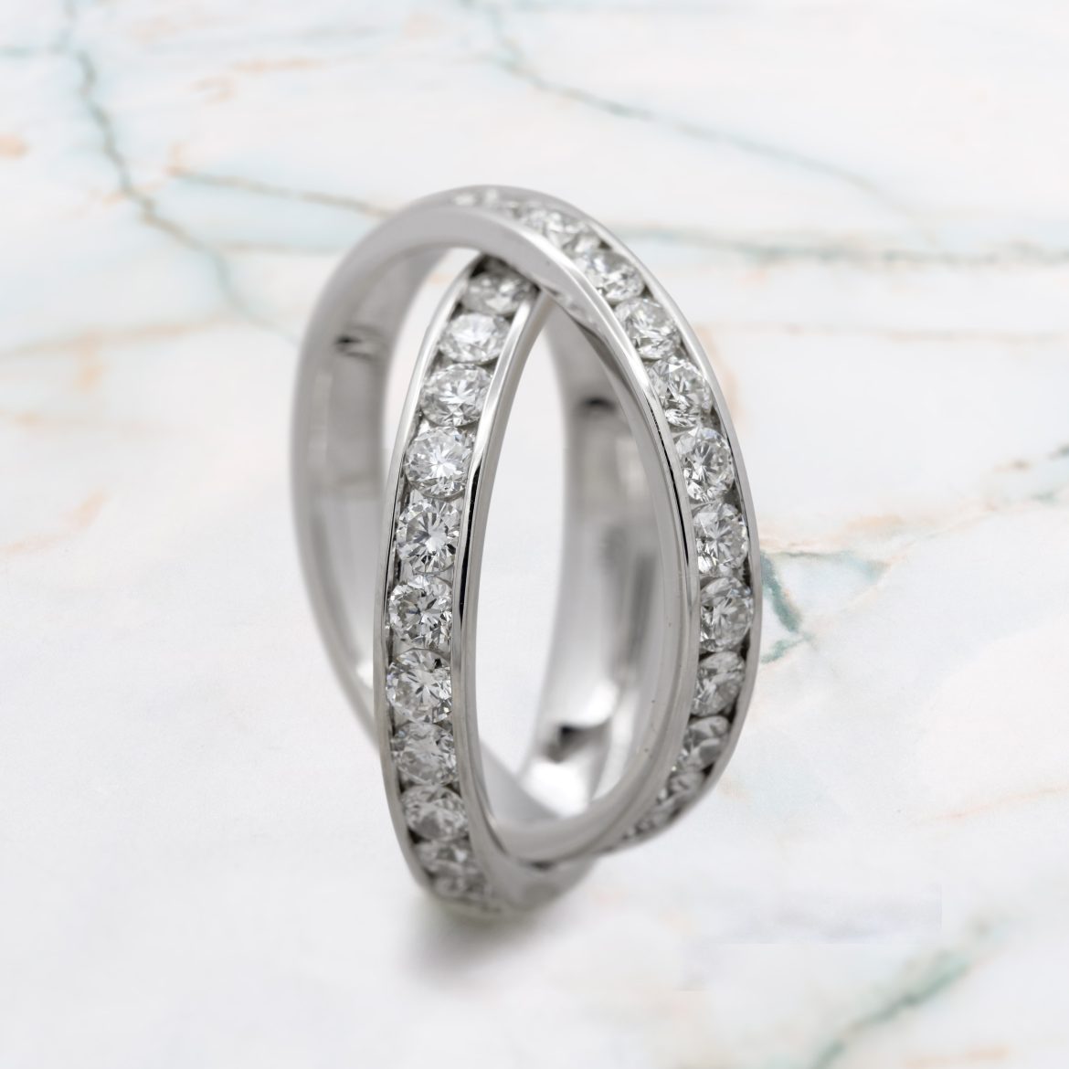 Double Infinity Ring » JewelryThis - Custom Jewelry