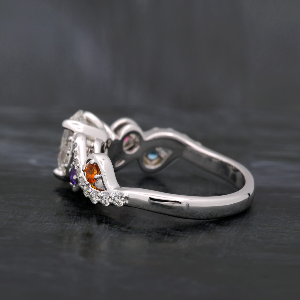 Family Unity Engagement Ring » JewelryThis - Custom Jewelry
