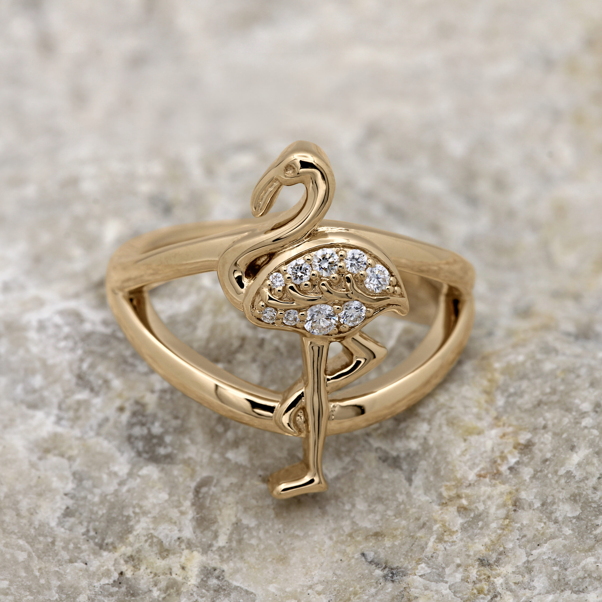 Flamingo Diamond Ring » Custom Jewelry by Jewelrythis