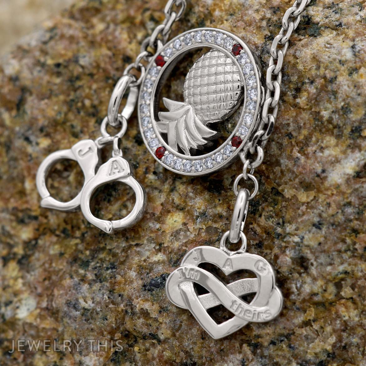 Pineapple Anklet » JewelryThis - Custom Jewelry