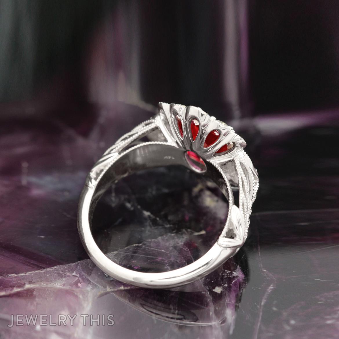 Ruby Anniversary Ring » JewelryThis - Custom Jewelry