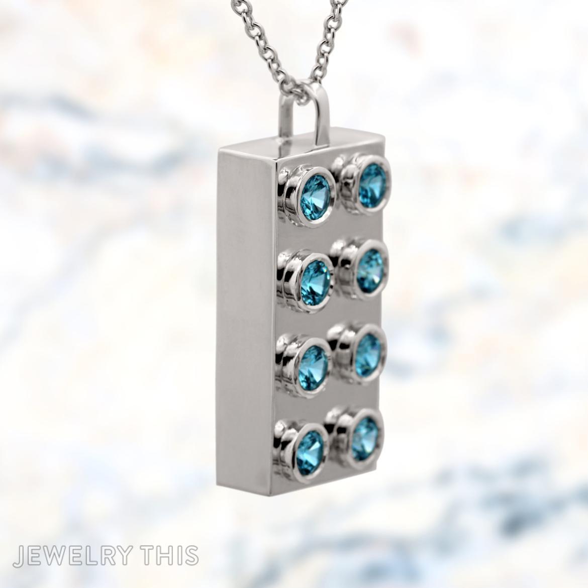 Lego® Block Pendant » JewelryThis - Custom Jewelry