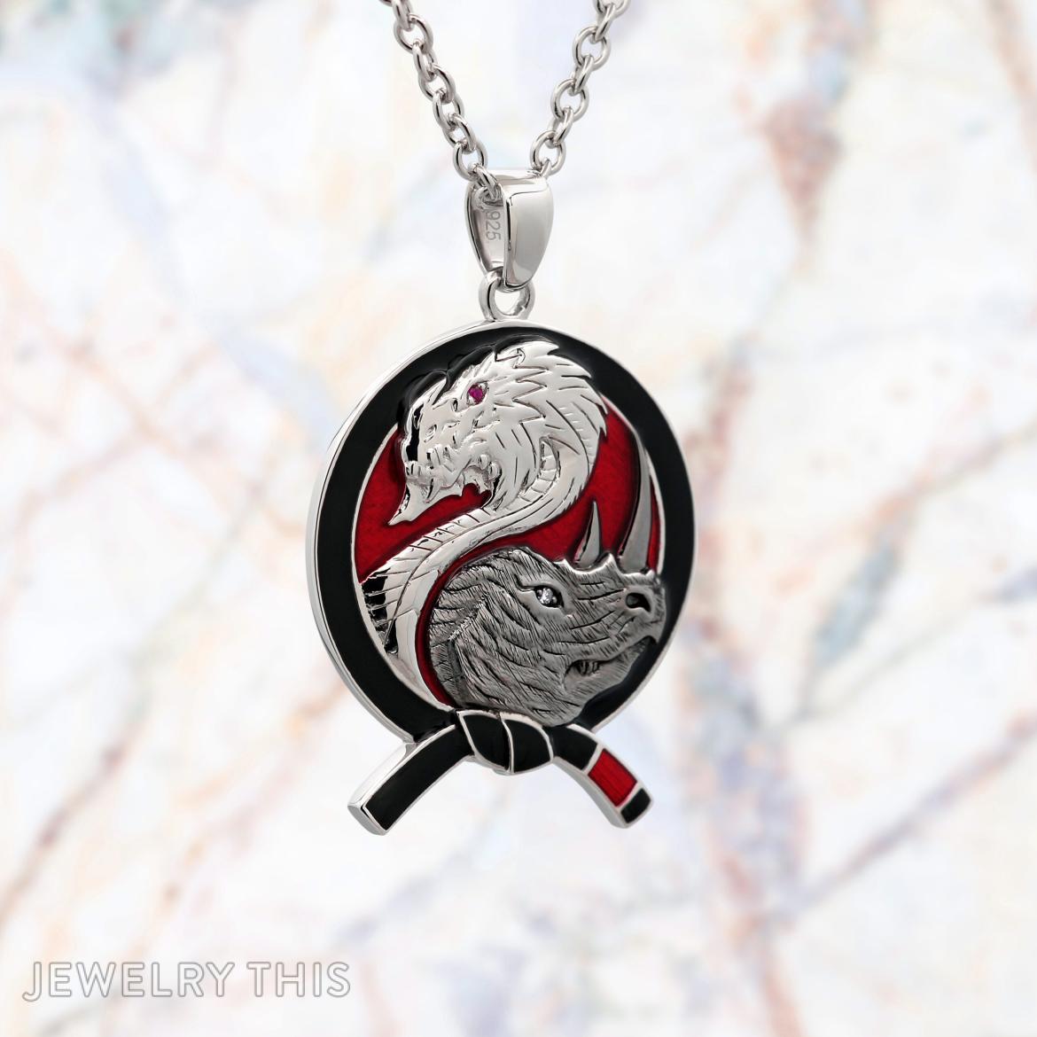 Martial Arts- Inspired Logo Pendant » JewelryThis - Custom Jewelry