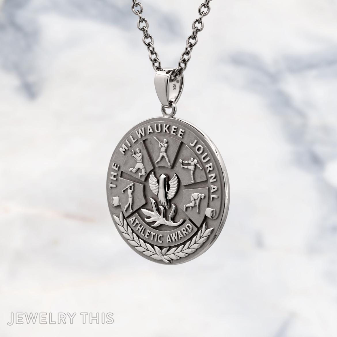 Football Mvp Pendant » JewelryThis - Custom Jewelry