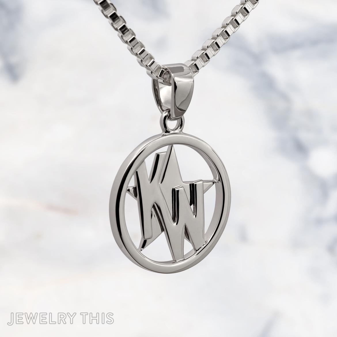 Logo Kw Pendant » JewelryThis - Custom Jewelry