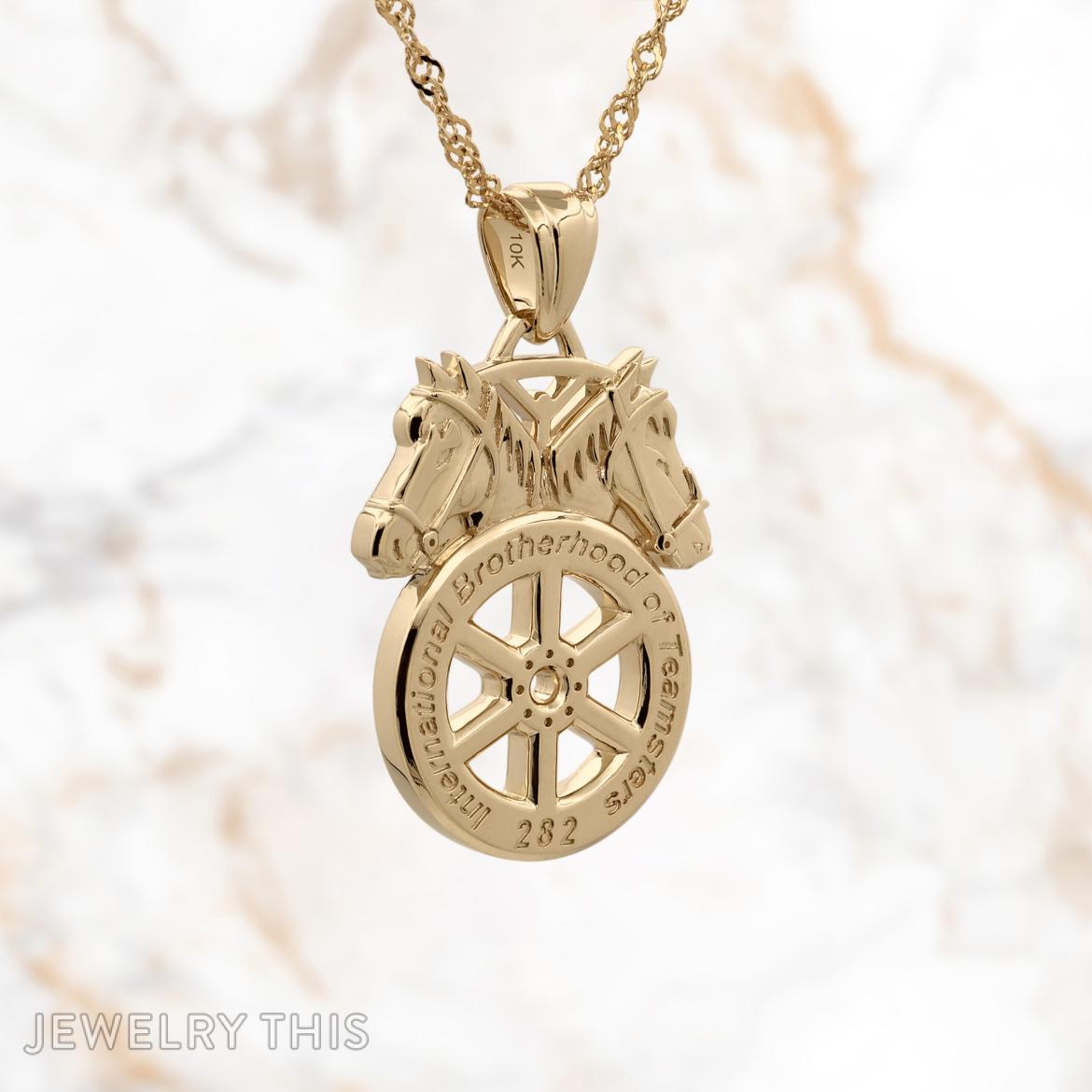 Teamster Logo Pendant » JewelryThis - Custom Jewelry